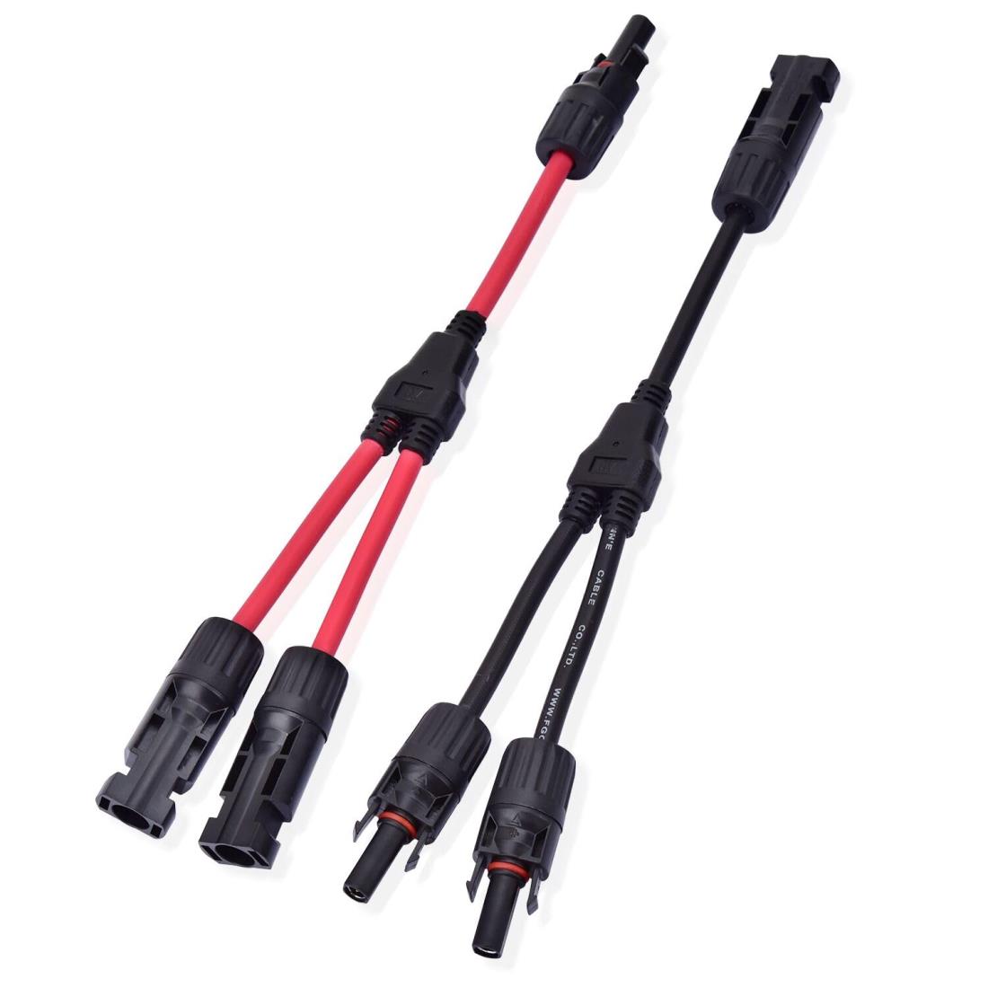 【楽天市場】【LCYOUTH】Y型並列MC4コネクター MMF + FFM ブランチ ソーラーパネル 接続ケーブル用 10AWG 耐候性 UV ...