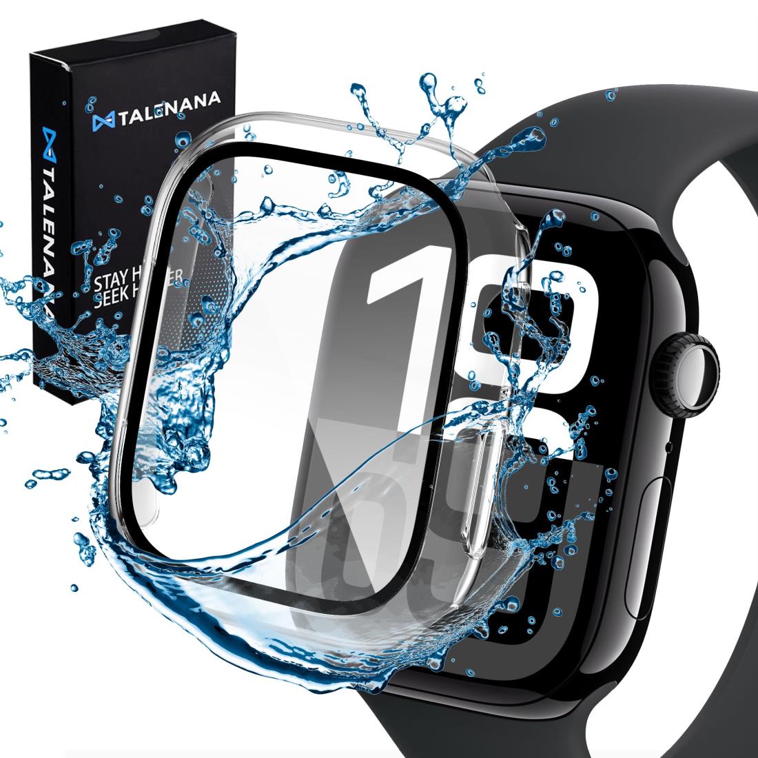 【楽天市場】TALENANA for Apple Watch 10ケース 42mm 防水 アップルウォッチ10防水カバー ガラスフィルム 一体 ...