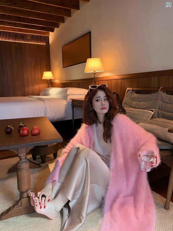 【楽天市場】レディース ファッション レディース オシャレ コーデ 春 秋 冬 dangdang " Nishang フェザー セーター ...