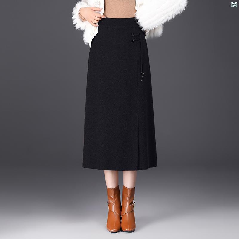 【楽天市場】レディース ファッション コーデ 春 夏 秋 ニット スカート レディース 秋冬 ハイウエスト ヒップ ミドル丈 ストレート ...