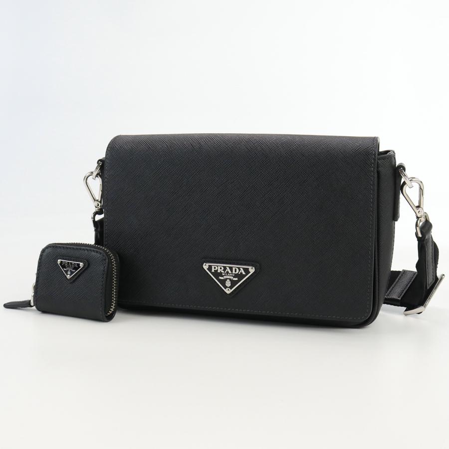 【楽天市場】PRADA SAFFIANO TRA SHORDER BAG 2VD059 9Z2 F0002 NERO プラダ メンズ ...