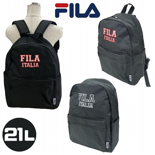 【楽天市場】Dパック リュックサック FILA 21l ロゴ 刺繍 メンズ レディース 高校生 通学 女子 日帰り 旅行：バラエティ雑貨 バッグ ぷりず夢