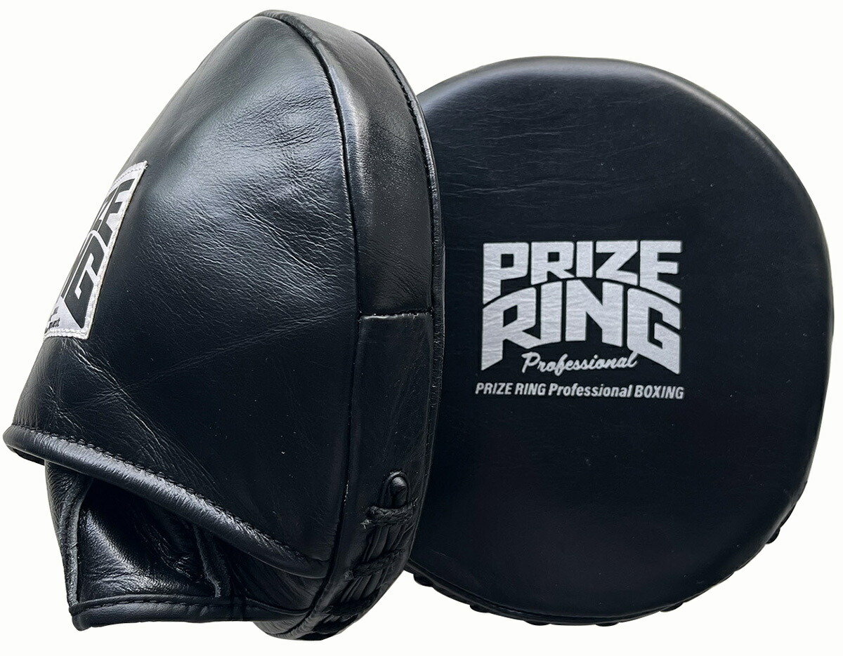 【楽天市場】PRIZE RING/プライズリング 薄型、軽量ミット 黒 本革製 縦：21cm 片方265g：プライズリングスポーツ