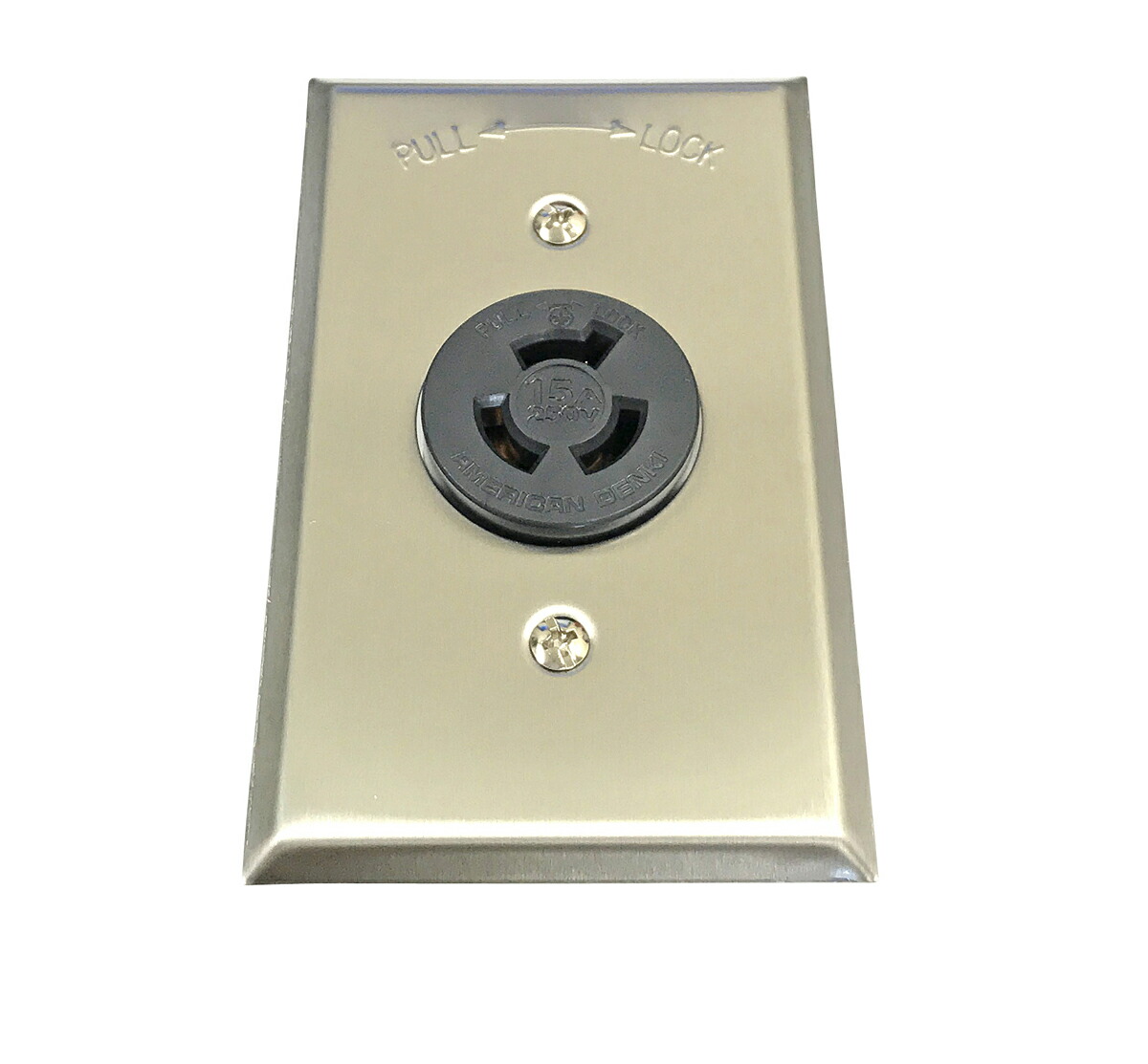 【楽天市場】15アンペア仕様、200V用壁コンセント（L6-15規格）プレート付き：プロケーブル 楽天市場店