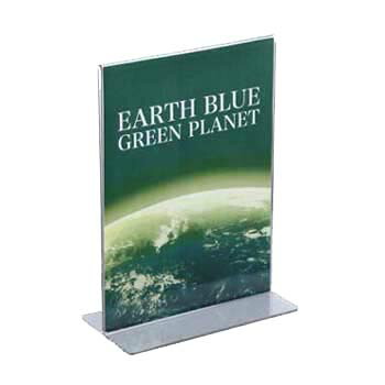 【楽天市場】【メーカー直販品】CREW'S (クルーズ) サインホルダー T型両面用 A6 タテ CR69001【メニュースタンド ポップ立て カード立て 掲示・整理用品】：店舗・オフィス用品 ...