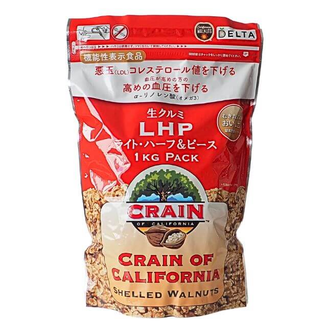 【楽天市場】夏季冷蔵 クレイン クルミLHP 1kg：プロフーズ