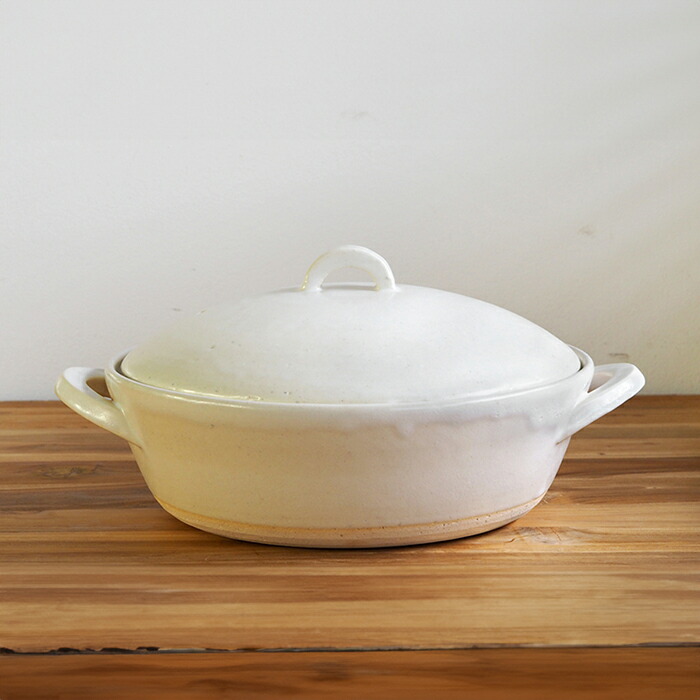 【楽天市場】スタジオエム ドゥーブ 10号鍋 白 / STUDIO M' DAUBE：プロキッチン