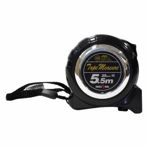 【楽天市場】ロック付きメジャー (JIS付) 5.5m*25mm ブラック 478138642：Pro Lab. ＆ Healthcare Shop