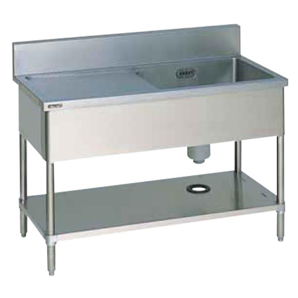 【楽天市場】マルゼン 1槽水切り付シンク BSM1-156L 流し台 ブリームシリーズ SUS430 左側水切り：プロマーケット