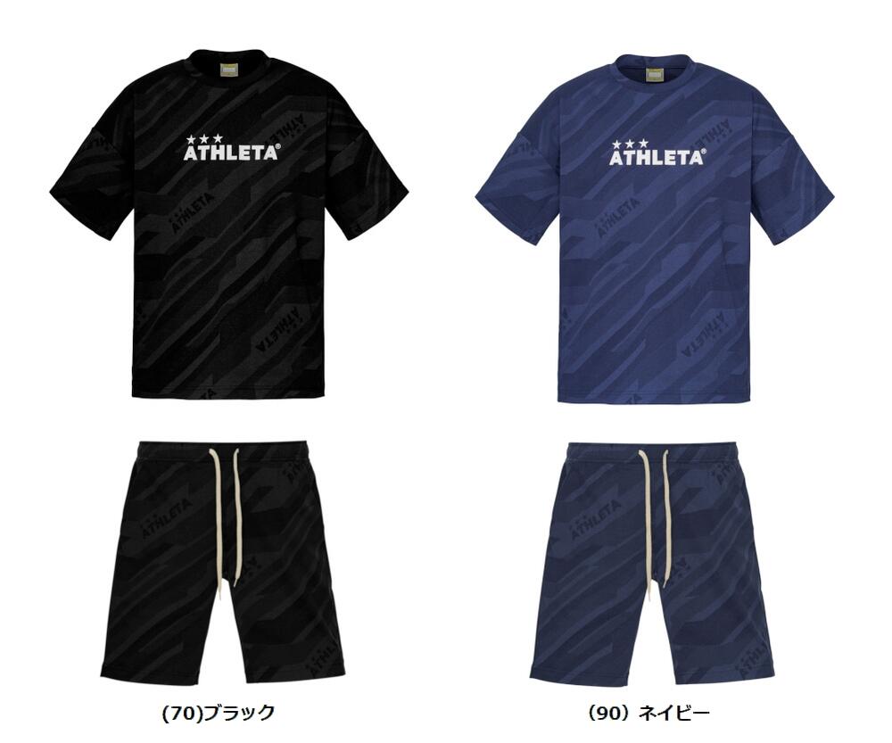 【楽天市場】ATHLETA（アスレタ） ジャガードスウェットシャツ＆ジャガードスウェットハーフパンツ 上下セット 【03372】【03373】 [サッカー/フットサル/ウェアー]：ナカスポ楽天市場支店