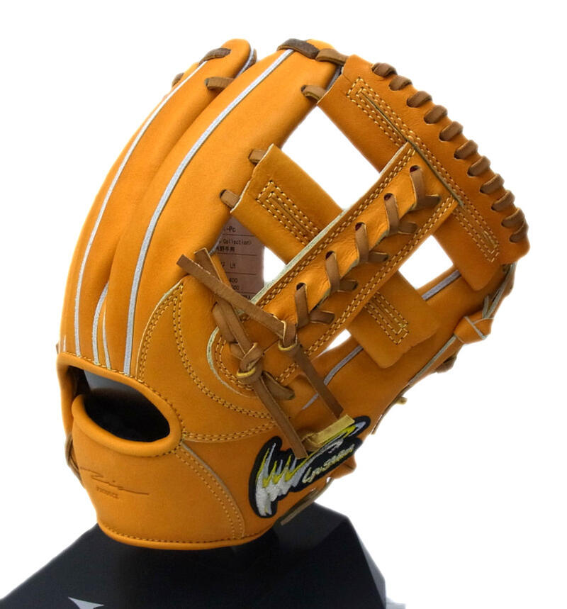【楽天市場】【※訳あり】ip select (アイピーセレクト) 一般硬式グラブ プログレスコレクション 内野手用（セカンド・ショート） 右投げ用 オレンジ×タン Ip.041-Pc ...