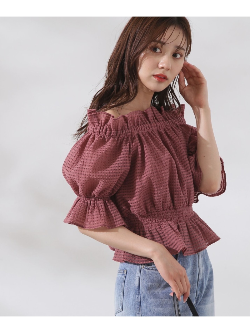 【楽天市場】【SALE／50%OFF】シアーチェックシャーリングブラウス PROPORTION BODY DRESSING プロポーション ...