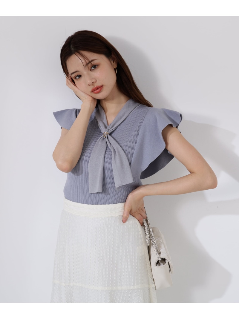 【楽天市場】【SALE／30%OFF】2wayタイ付きニット PROPORTION BODY DRESSING プロポーションボディ ...