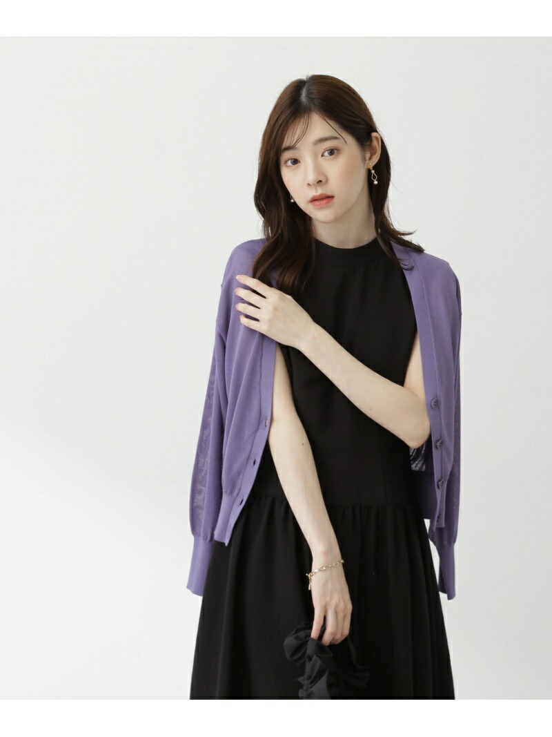 【楽天市場】【SALE／10%OFF】シアーカーディガン PROPORTION BODY DRESSING プロポーションボディドレッシング ...