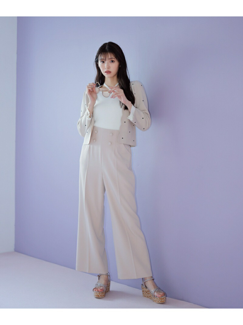 【楽天市場】【SALE／30%OFF】ハイウエストストレートパンツ PROPORTION BODY DRESSING プロポーションボディ ...