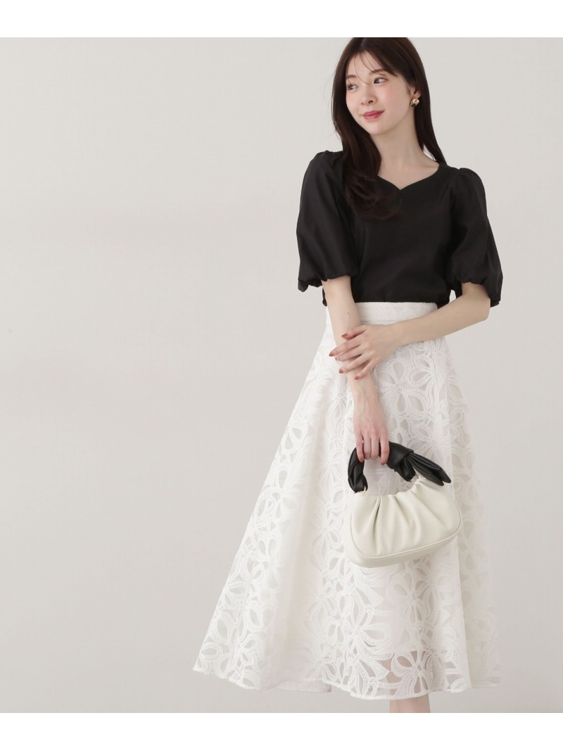 【楽天市場】【SALE／30%OFF】リボンチュールフレアスカート PROPORTION BODY DRESSING プロポーションボディ ...