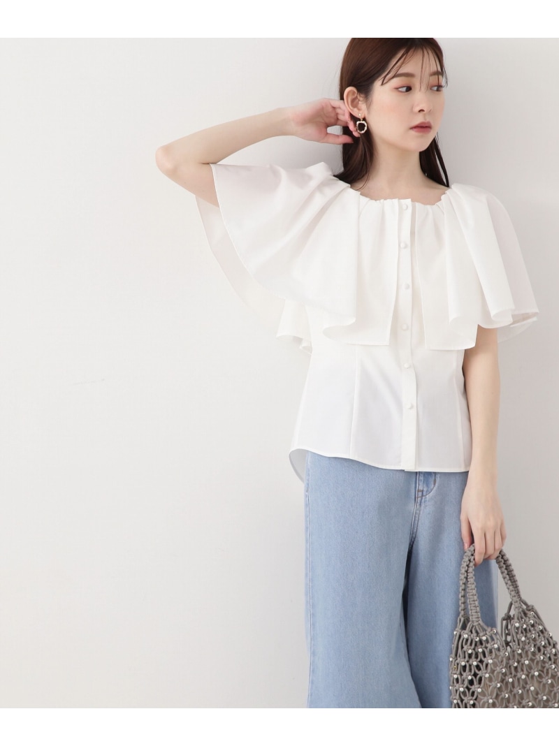 【楽天市場】ビッグカラーブラウス PROPORTION BODY DRESSING プロポーションボディドレッシング トップス シャツ ...