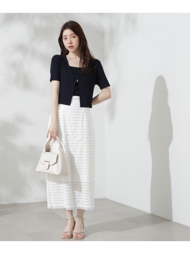 【楽天市場】【SALE／50%OFF】フリルナロータイト PROPORTION BODY DRESSING プロポーションボディドレッシング ...