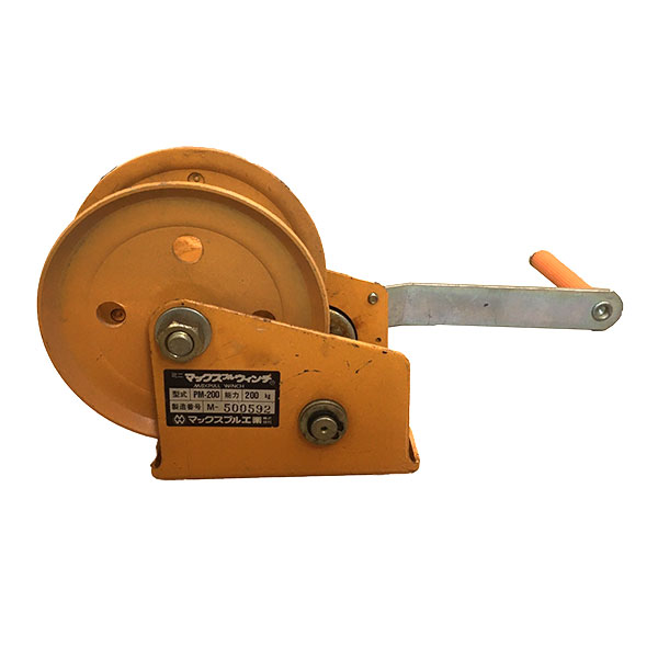【楽天市場】特価品 マックスプル工業 PM-200 ウインチ 箱なし (A)：プロショップシミズ
