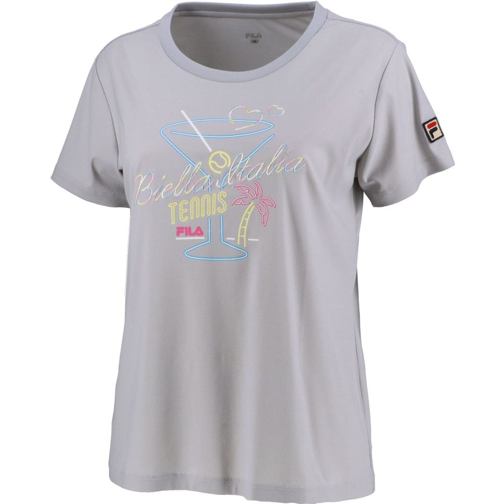 【楽天市場】「あす楽対応」フィラ FILA テニスウェア レディース ウィメンズ グラフィックTシャツ VL2136 2020SS 『即日出荷 ...