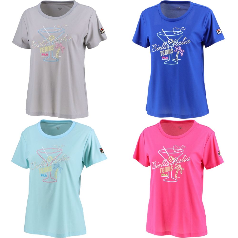【楽天市場】「あす楽対応」フィラ FILA テニスウェア レディース ウィメンズ グラフィックTシャツ VL2136 2020SS 『即日出荷 ...