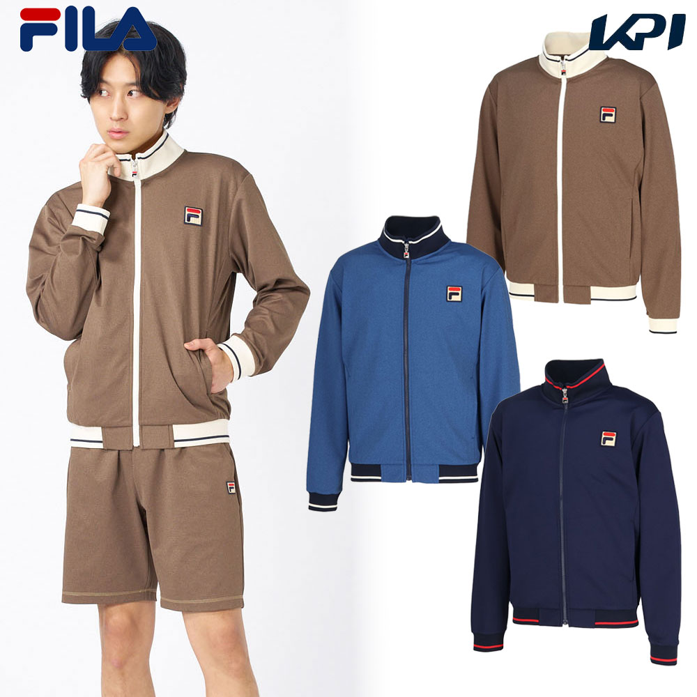 【楽天市場】フィラ FILA テニスウェア メンズ トラックジャケット EM0272 2025FW「サンバイザーキャンペーン対象」：pro sports