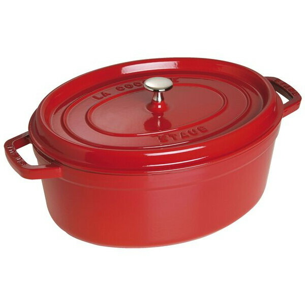 【楽天市場】staub ストウブ ピコ ココット 楕円 31cm IH対応 チェリー：プロストア