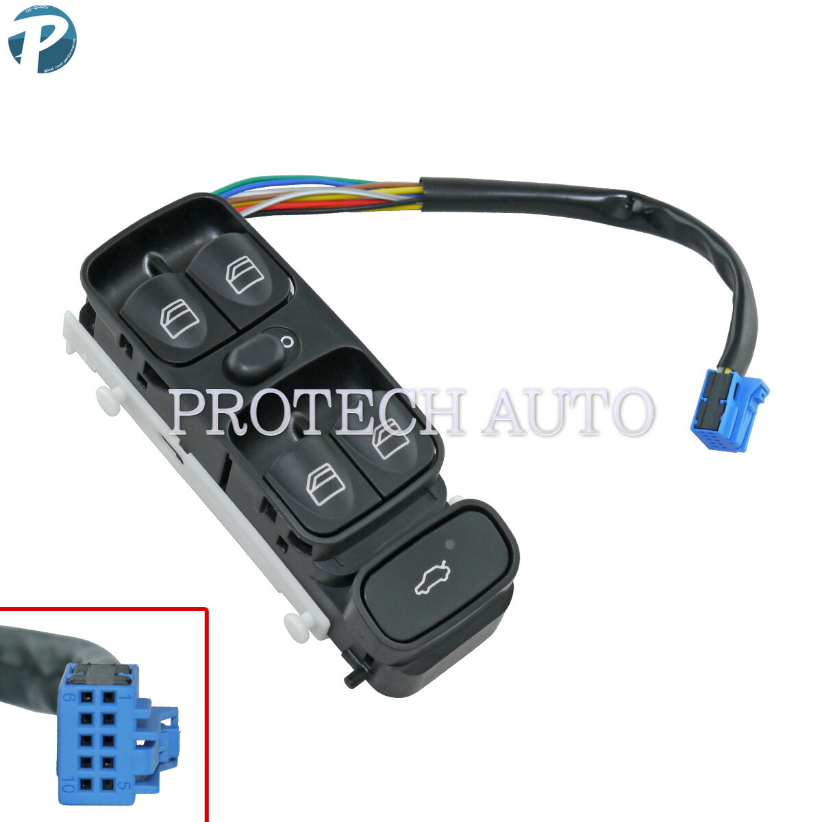 【楽天市場】ベンツ W203 パワーウインドウスイッチ/トランクオープナースイッチ 2038210679 2038200110 C180 ...