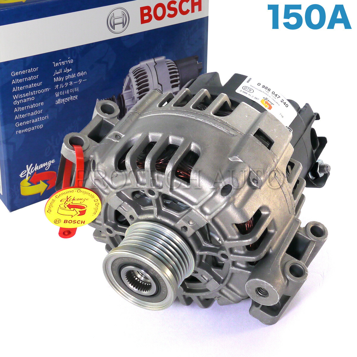 【楽天市場】純正OEM BOSCH製 BMW Xシリーズ X1/E84 オルタネーター/ダイナモ 150A N45 N46 エンジン用 ...