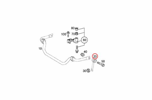 【楽天市場】MEYLE製 ベンツ CLSクラス W219 フロント スタビライザーリンク/スタビリンクロッド 左右セット 2113203989 ...