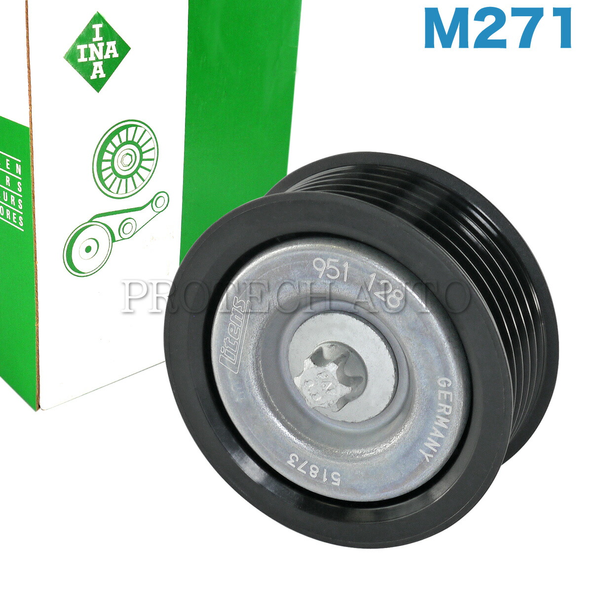 【楽天市場】純正OEM INA製 ベンツ W212 W204 R172 アイドラプーリー/アイドルプーリー/ガイドプーリー M271 エンジン ...