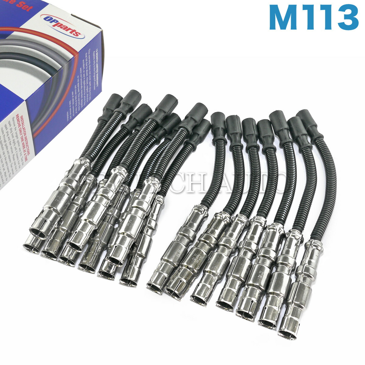 【楽天市場】OP Parts製 ベンツ W215 W219 W208 W209 プラグコード 一台分 M113(V8) エンジン用 ...