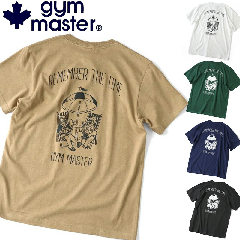 【楽天市場】gym master ジムマスター 5.6oz REMEMBER THE TIME Tee G351713 プリントTシャツ 返品 ...
