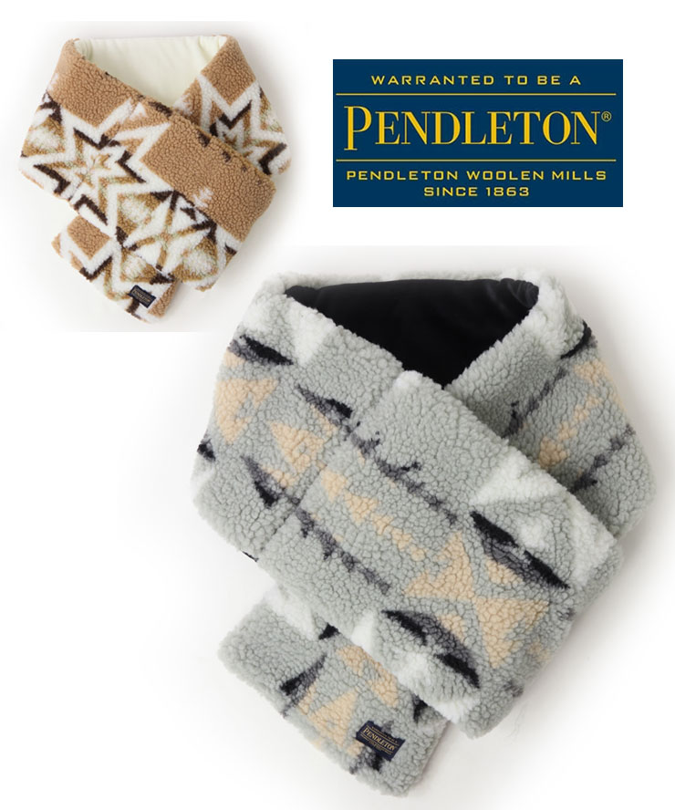 【楽天市場】PENDLETON ペンドルトン ボアマフラー メンズ レディース 防寒 BOA MUFFLER ボア ネイティブ柄 ファー 防寒 秋 冬 ギフト プレゼント PDT-000 ...