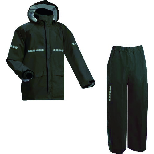 楽天市場】前垣 AP1000ワーキングレインスーツ ブラック Lサイズ