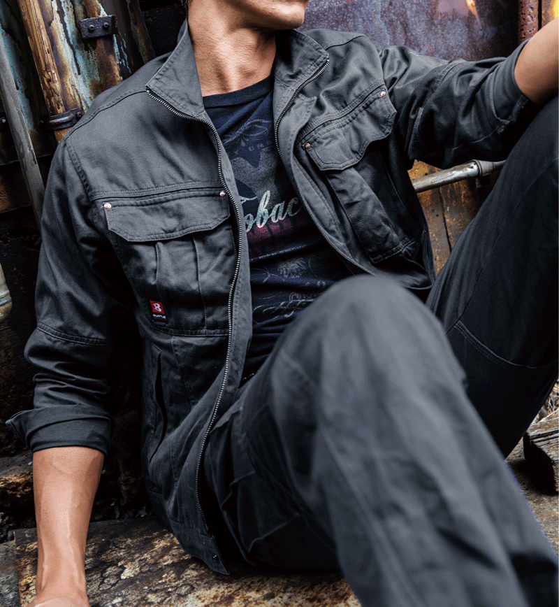 【楽天市場】BURTLE バートル 8031 ジャケット 作業着 作業服 メンズ 長袖 上着 綿素材 防縮 防寒対応 キャメル アースグリーン シルバー クーガー：プロウエス楽天市場店