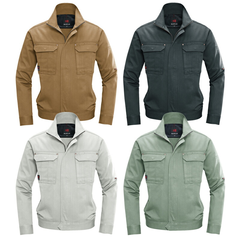 【楽天市場】BURTLE バートル 8031 ジャケット 作業着 作業服 メンズ 長袖 上着 綿素材 防縮 防寒対応 キャメル アースグリーン ...