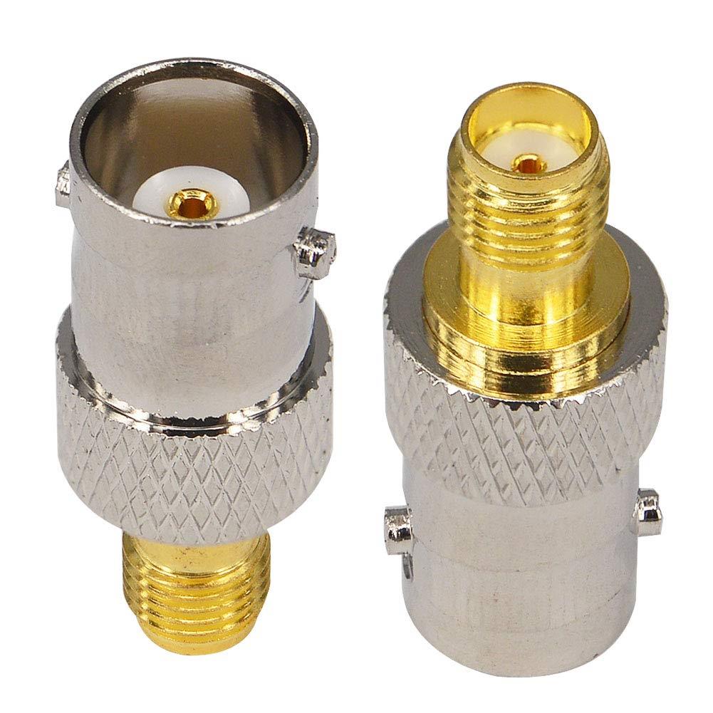 【楽天市場】leeyovk BNC - SMA 変換コネクタ BNC メス - SMA メス アダプタ SMA-J から BNC-J 同軸変換アダプタ コネクタ、ラジオ/アマチュア無線ハンド ...