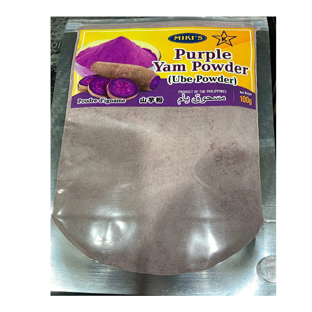 【楽天市場】MIKI'S Purple Yam Powder Ube Powder 山芋粉 100g 1袋 送料無料 ...
