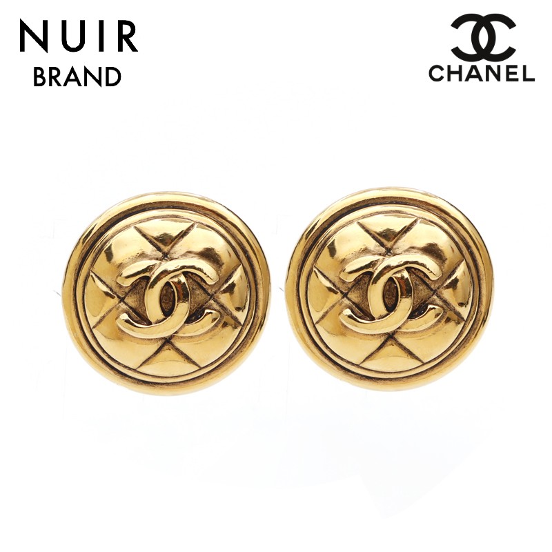 【楽天市場】シャネル CHANEL ココマーク 1989年 イヤリング GP ゴールド WS3437 【中古】：NUIR BRAND 楽天市場店