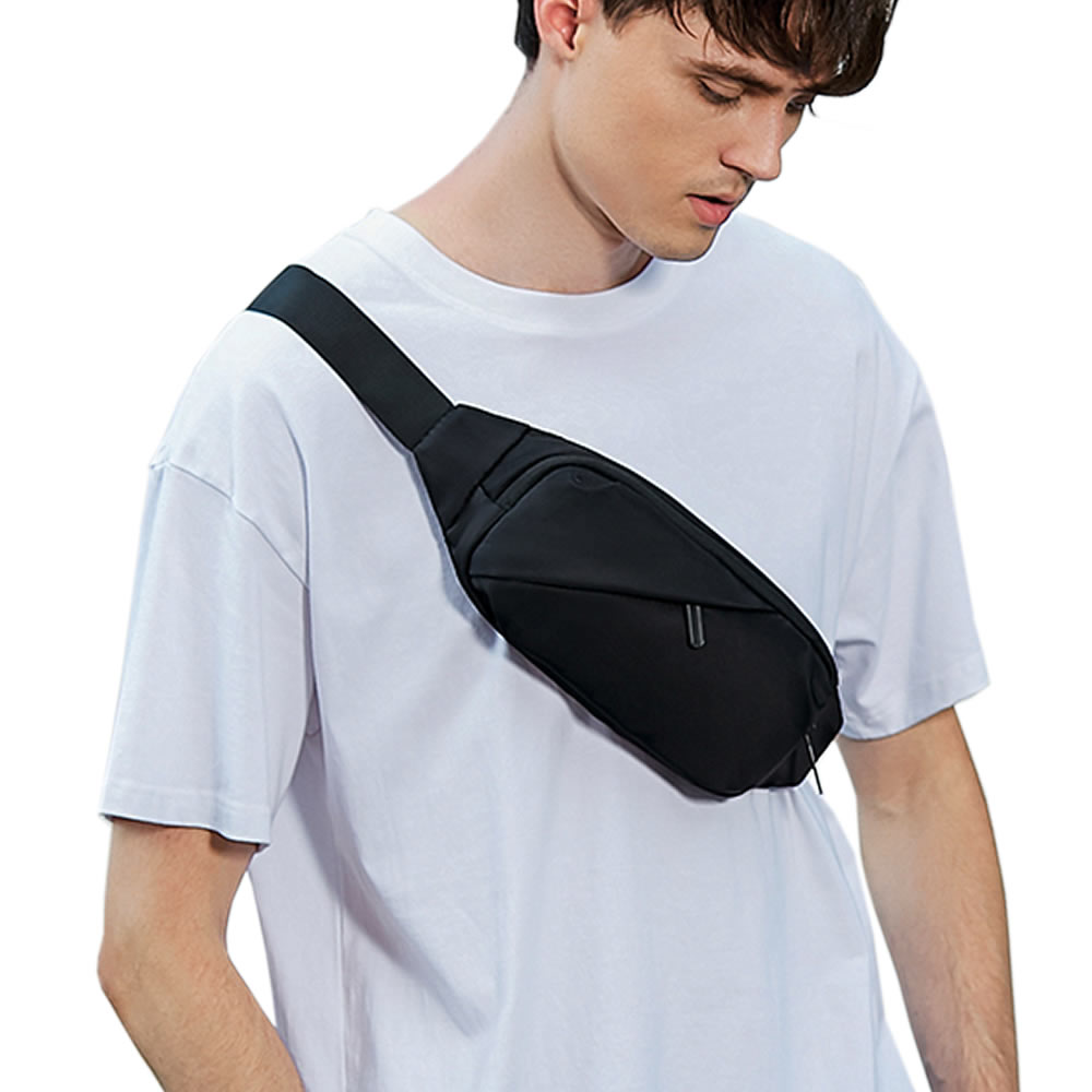 【楽天市場】SALE 送料無料 防水 ウエストバッグ メンズ ボディバッグ 軽量 ブラック 黒 無地 シンプル スポーツ ランニング ...