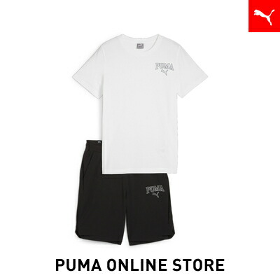 【楽天市場】【 公式 】 PUMA プーマ キッズ ボーイズ プーマ スクアッド 半袖 Tシャツ アンド ショーツ セット 120-160cm Knitted Suits キッズ PUMA ...