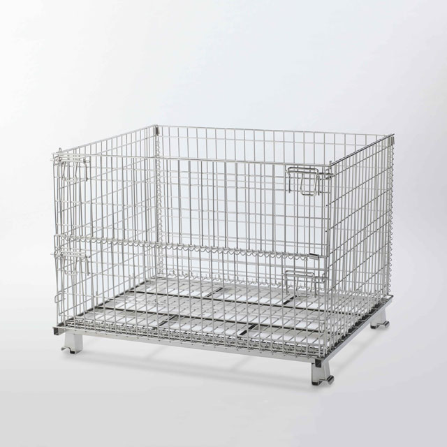 【楽天市場】テイモー ボックスパレット1012LSU オールステンレス(sus304) 自重58kg 最大積載質量1000kg 積載4段まで可 ゲート半開 フォーククリアランスD757×W1 ...