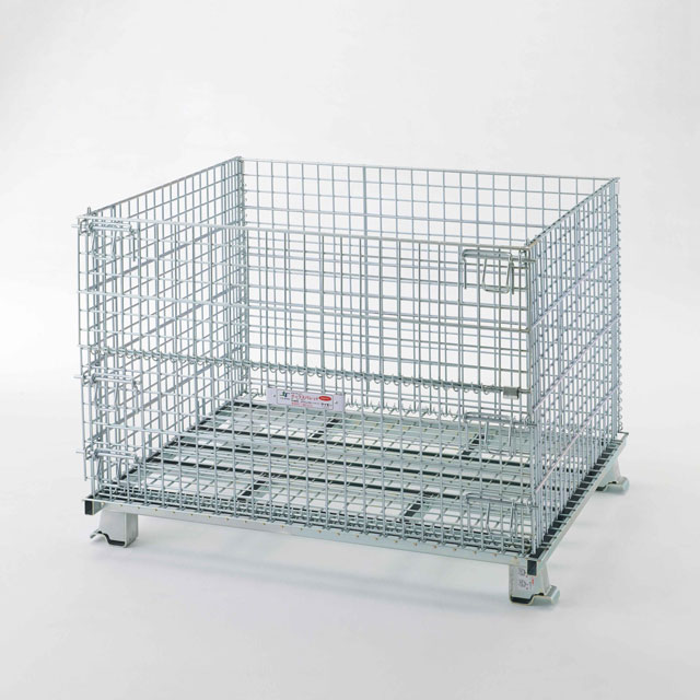 【楽天市場】テイモー ボックスパレット1012L 自重58kg 最大積載質量1000kg 積載4段まで可 ネームプレート付 ゲート半開 フォーククリアランスD757×W1,073mm【個人宅配 ...