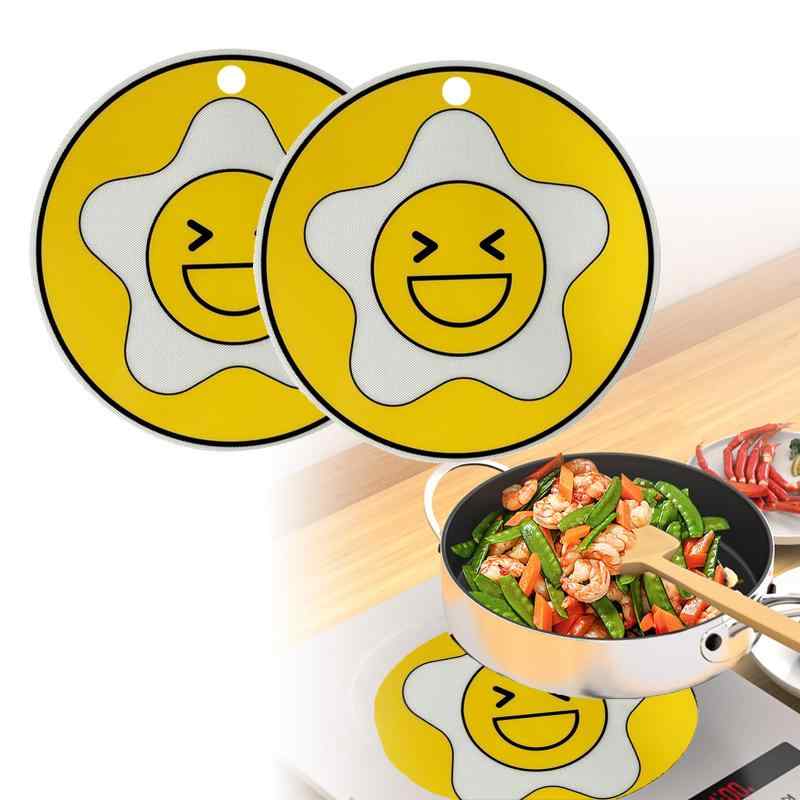 【楽天市場】HanaHaul ih マット 2枚入り ih クッキングヒーター マット ih カバー 直径約19.5cm ihマット 断熱パッド 水洗い可 汚れ防止 焼け焦げ防止 耐熱温度 ...