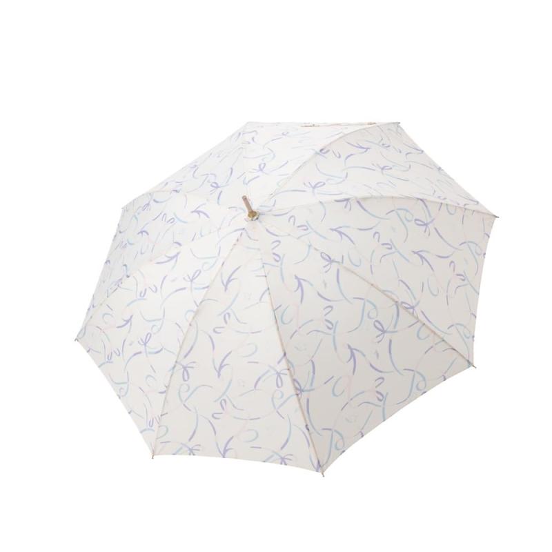 【楽天市場】aquas hack(アクアスハック) 長傘 雨傘 リボン柄 ブランド グラスファイバー 丈夫 レディース 60cm 10002030：pure bliss