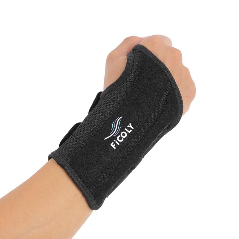 【楽天市場】FiCOLY 手首サポーター 手首 サポーター 強力 プレート 大きいサイズ 固定サポート 女性 男性 手のひら 筋トレ テニス 右手 左手 FH-4：pure bliss