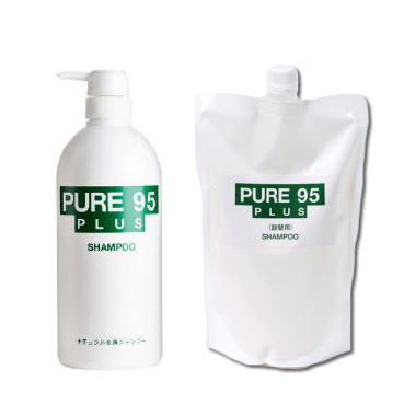 【楽天市場】パーミングジャパン ピュア95 プラスシャンプー（草原の香り）800mlポンプ ＋ 700ml詰替え：GON美容室
