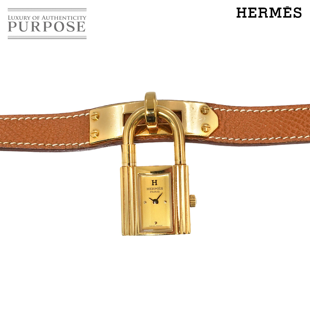 【楽天市場】エルメス HERMES ケリーウォッチ ヴィンテージ レディース 腕時計 ゴールド クォーツ ウォッチ カデナ Kelly ...