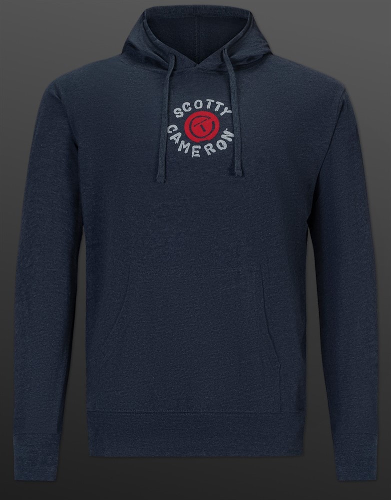 【楽天市場】【即納】【あす楽対応】スコッティキャメロン スタンプド ライトウェイト フーディ ネイビーヘザー L SCOTTY CAMERON ...
